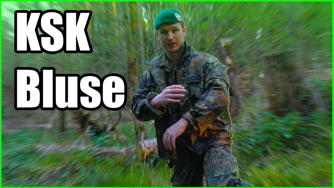 Bundeswehr KSK Einsatzbluse Flecktarn - GsP Airsoft Loadout - YouTube