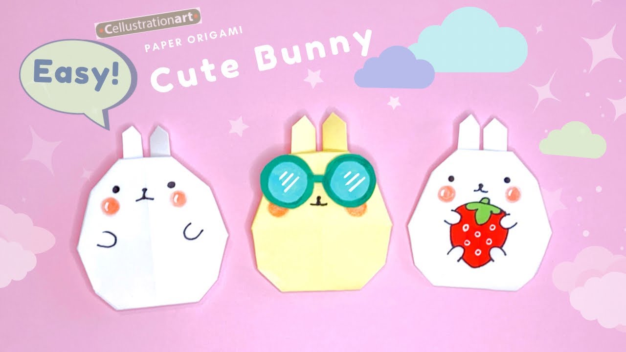 Cute BUNNY Paper Origami | Origami RABBIT | Year of the Rabbit | Easy ...