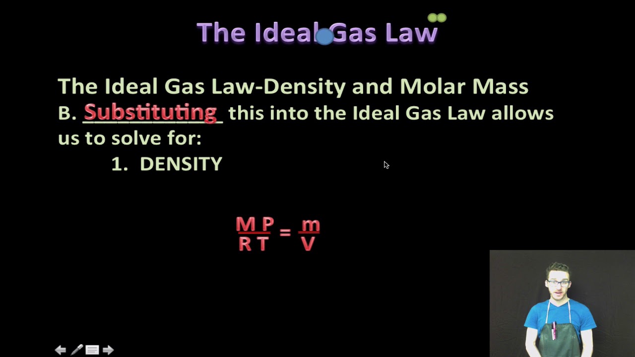 Molar Mass and Density Using Ideal Gas Law - YouTube