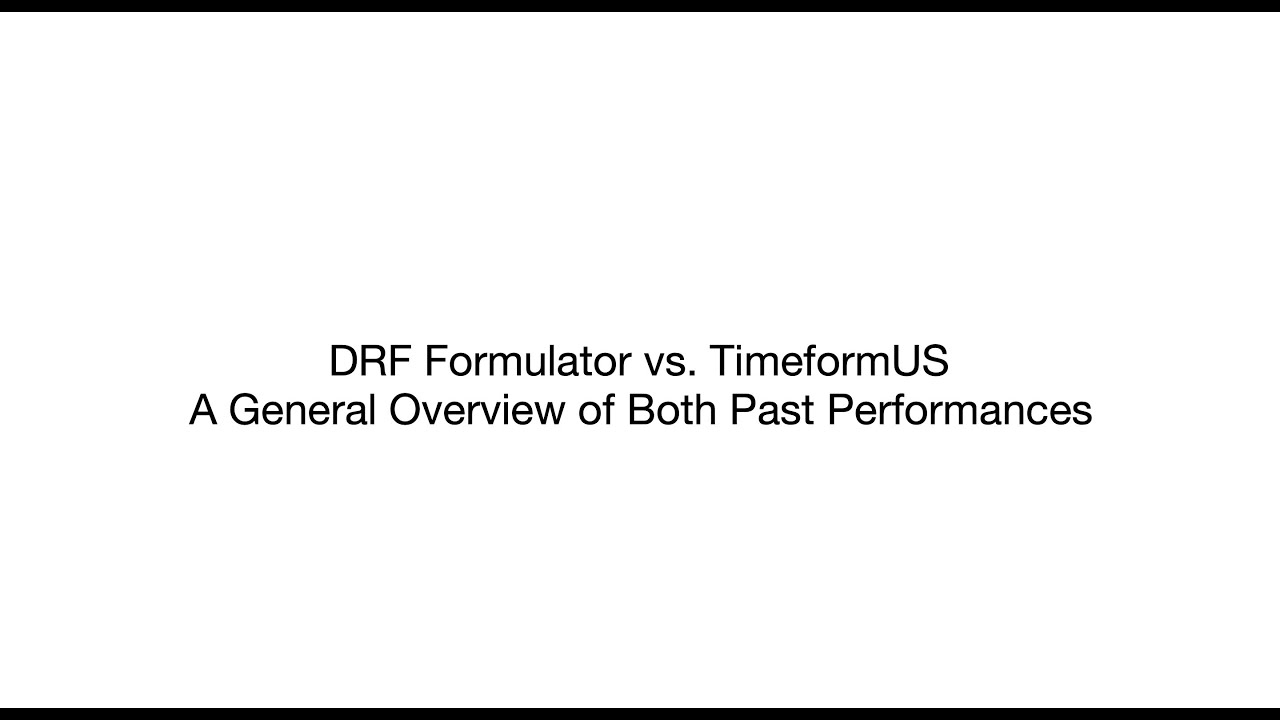 Comparing DRF Formulator and TimeformUS - Which past performances work ...