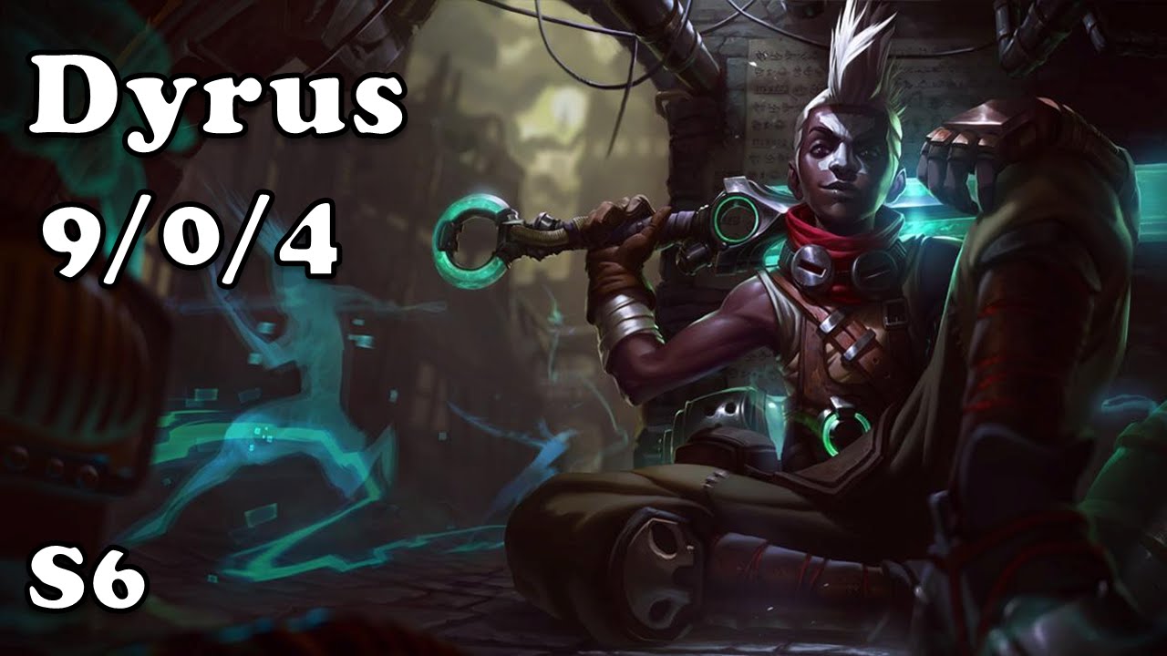 8: Dyrus Ekko Top VS Gangplank S6 League of legends Master Ranked - YouTube