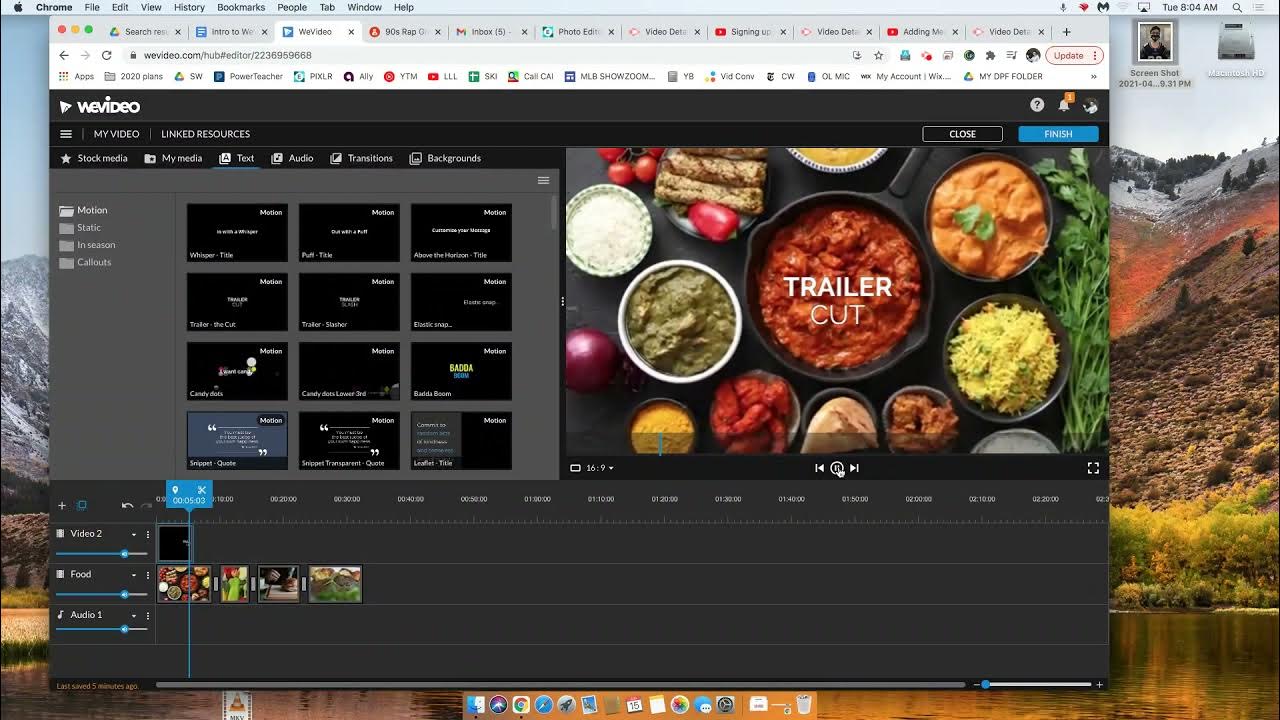 Adding Titles/ Text to WeVideo Project - YouTube