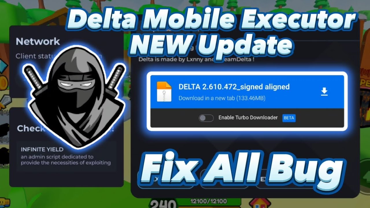 NEW Delta Mobile Executor Update 🥷| Fix All Bug, Roblox Update ...