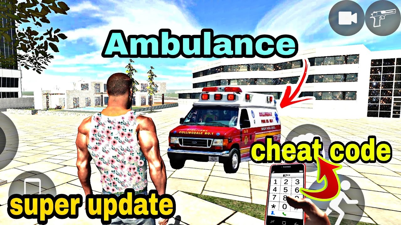 What is an ambulance cheat code ? ¶ Indian bike driving 3D * 💯🔥 new update| gaming adda sch ...