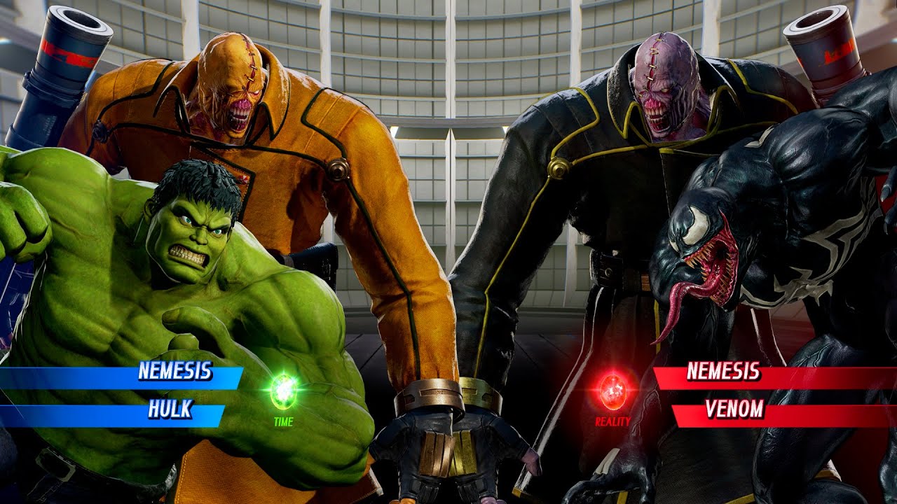 Nemesis & Hulk vs Dark Nemesis & Venom (Very Hard) - Marvel vs Capcom ...