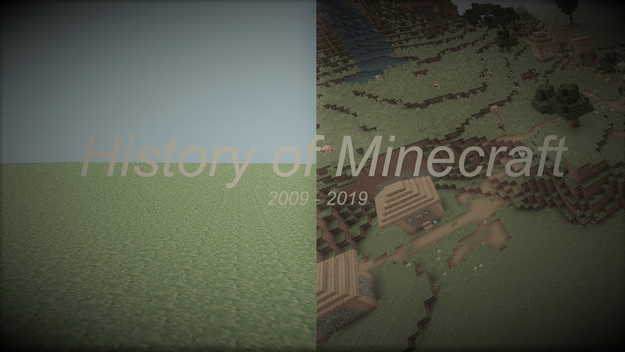 History of Minecraft (2009 - 2019) - YouTube