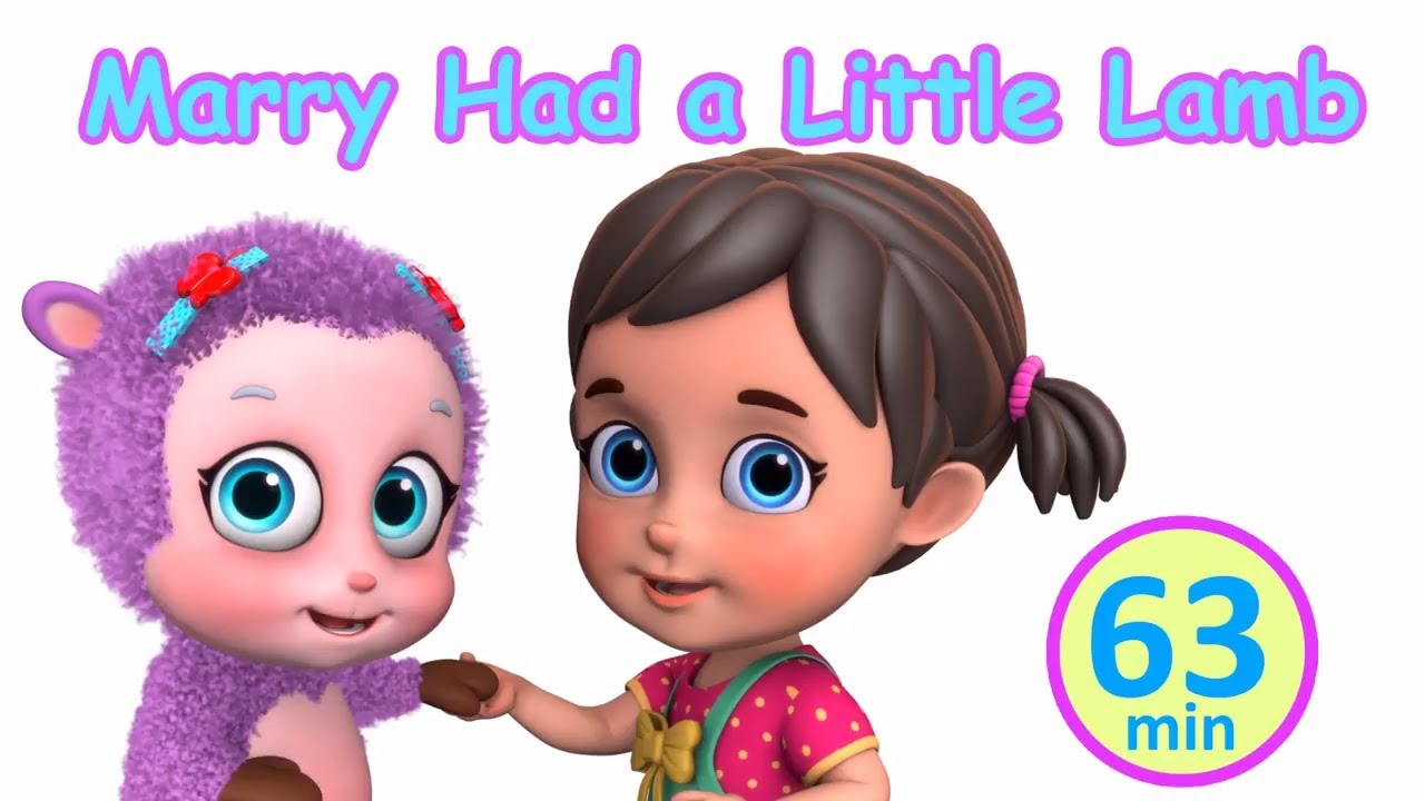 Mary Had a Little Lamb - Kids Songs - Kindergarten Nursery Rhymes ...