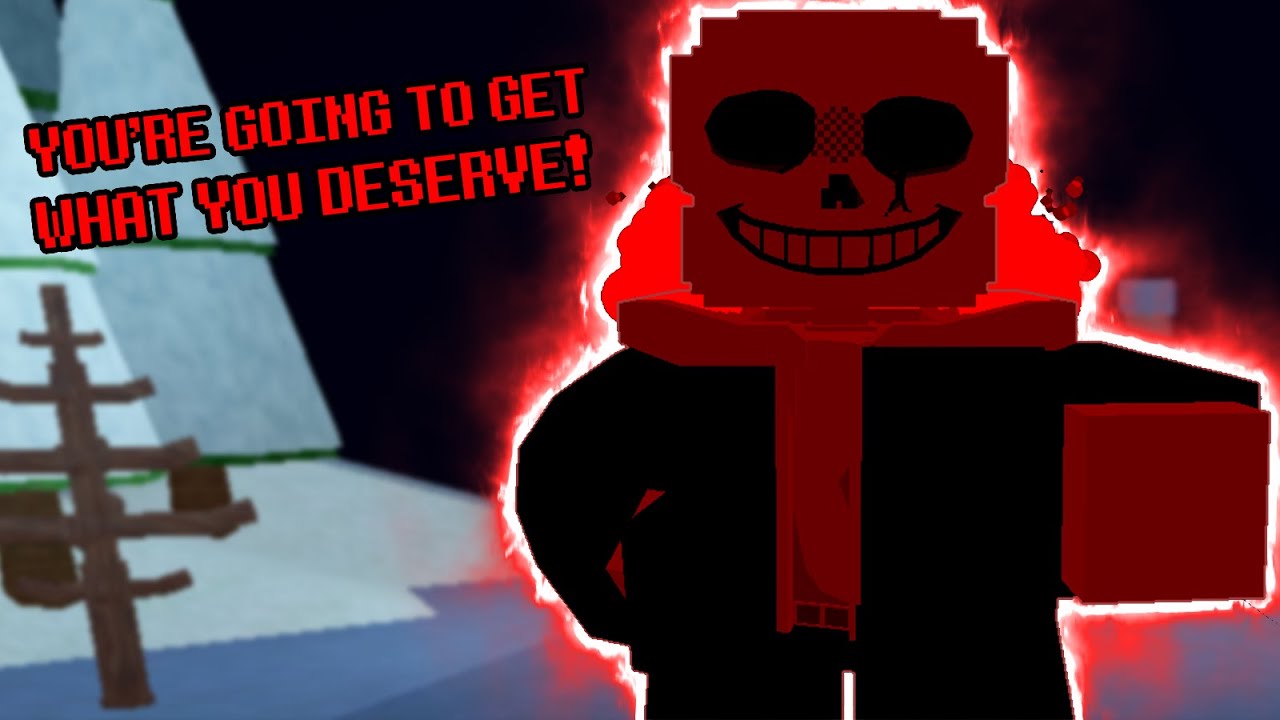 THIS CHARACTER OP!!! Undertale Infinity GG!Underfell Sans Gameplay ...