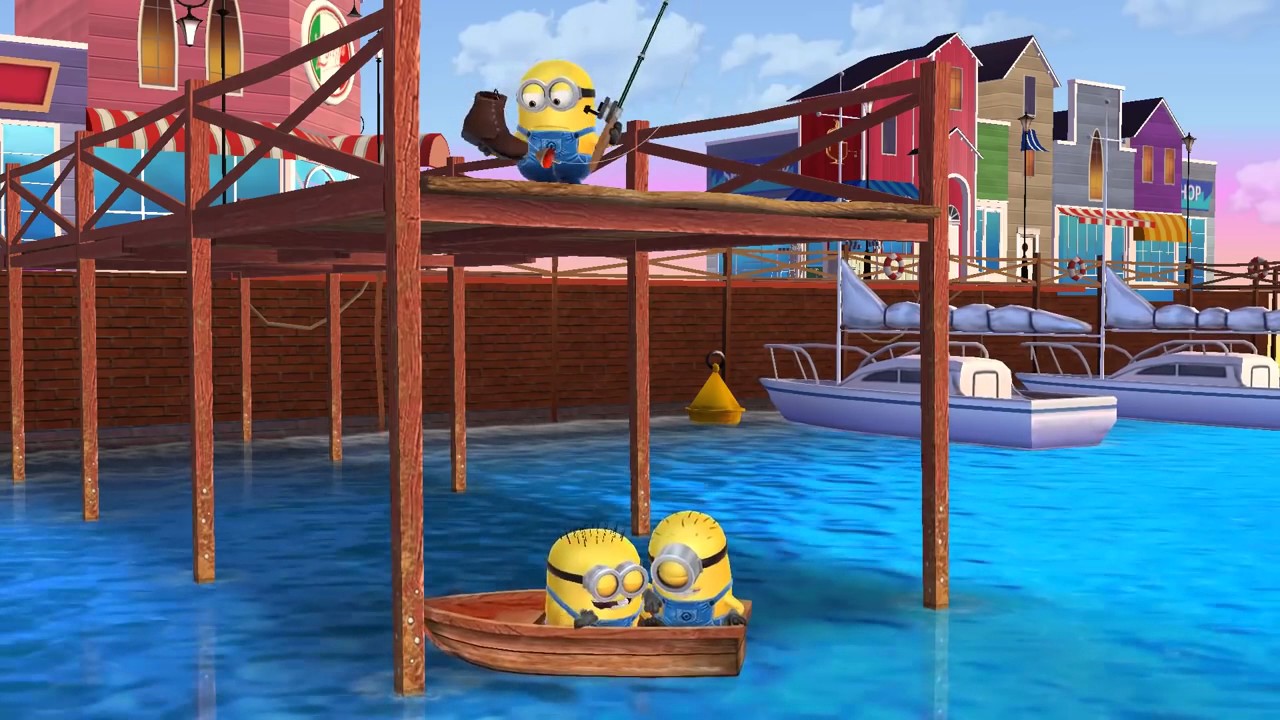 Minion Fishing Funny Moment #1 Mini Movie Animation - YouTube