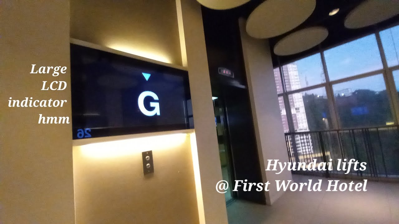 Hyundai Elevator at First World Hotel Tower 3. - YouTube