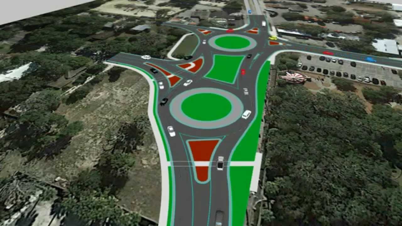 Double Roundabout Concept @ San Marco Ave / May St (A1A) in St ...