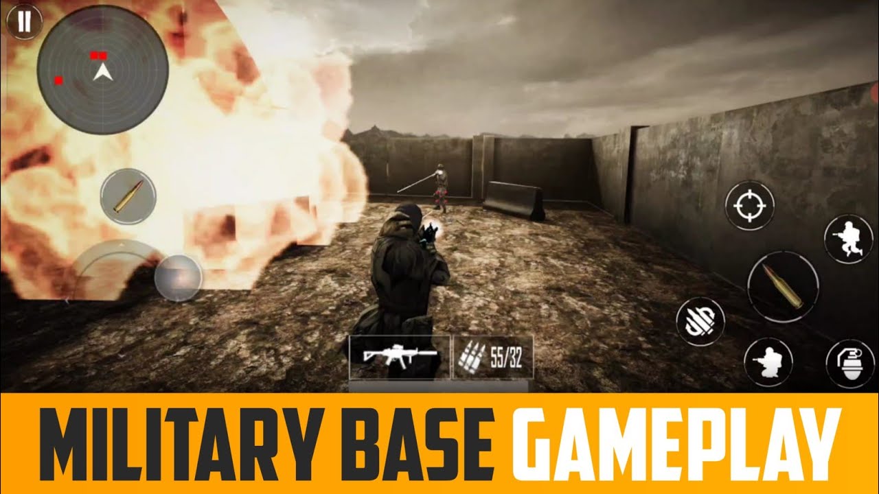 Gun Strike 3D: Shooting Games - MILITARY BASE GAMEPLAY | Giga games ...