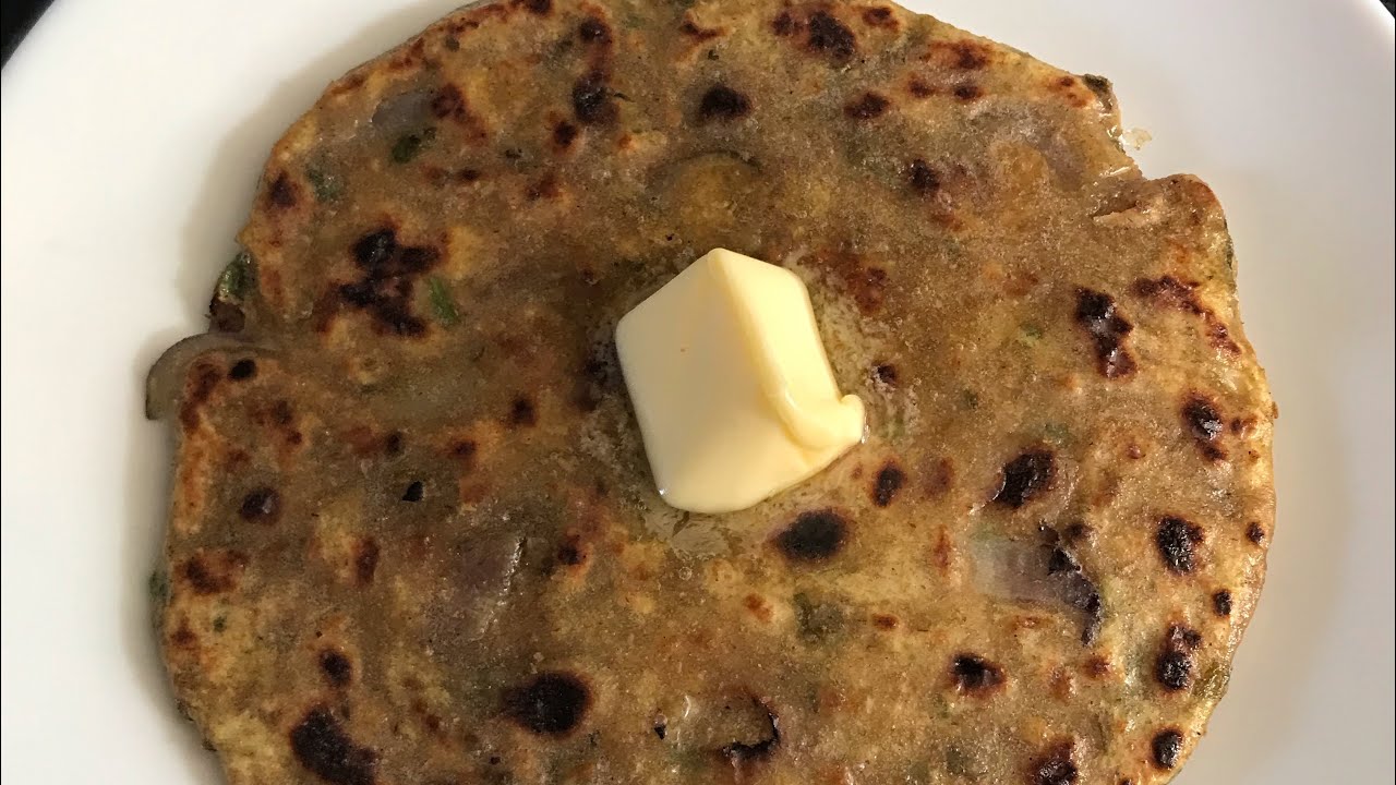 Easy Pyaz Paratha / Healthy Missi Roati Punjabi style / Spicy Paratha ...