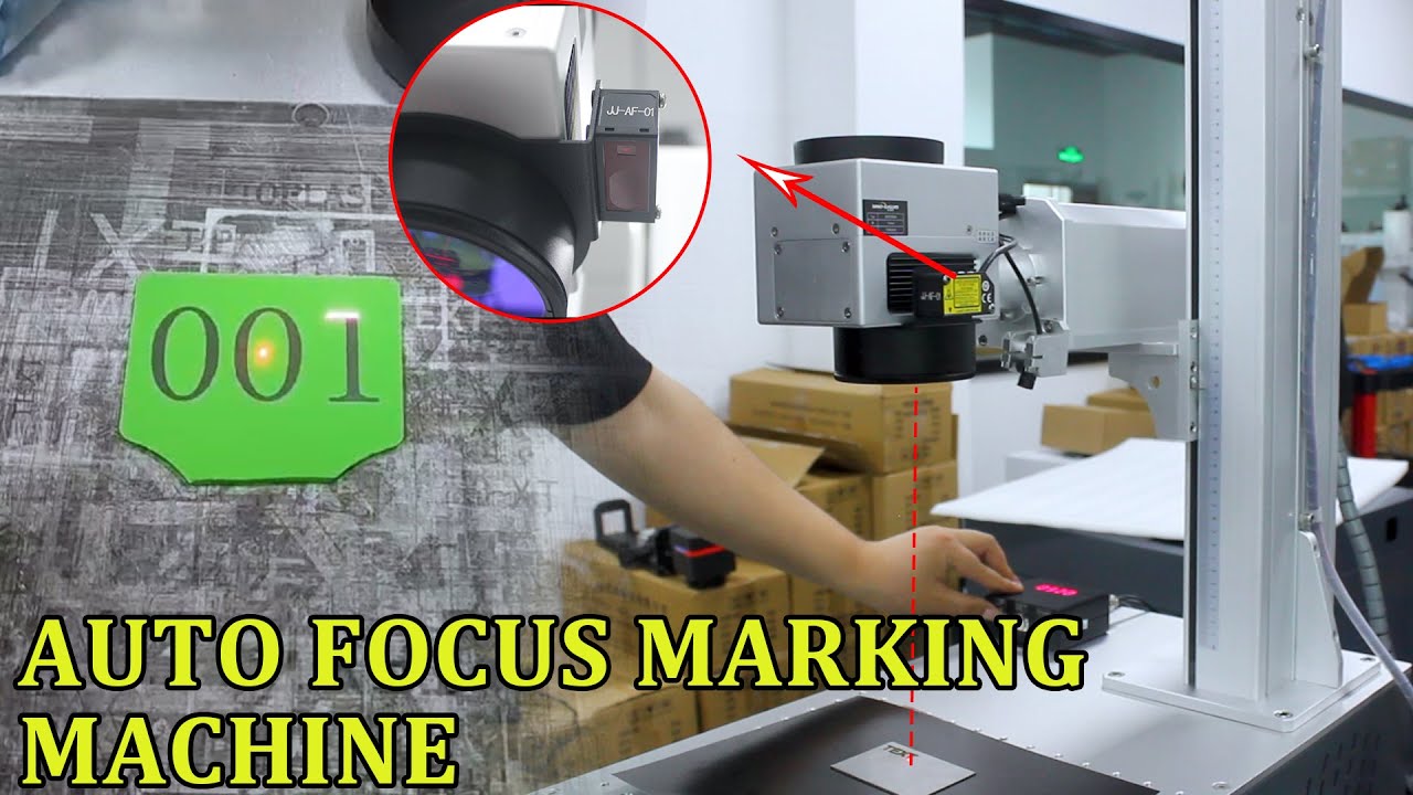 Portable integrated autofocus laser marking machine: marking sample ...