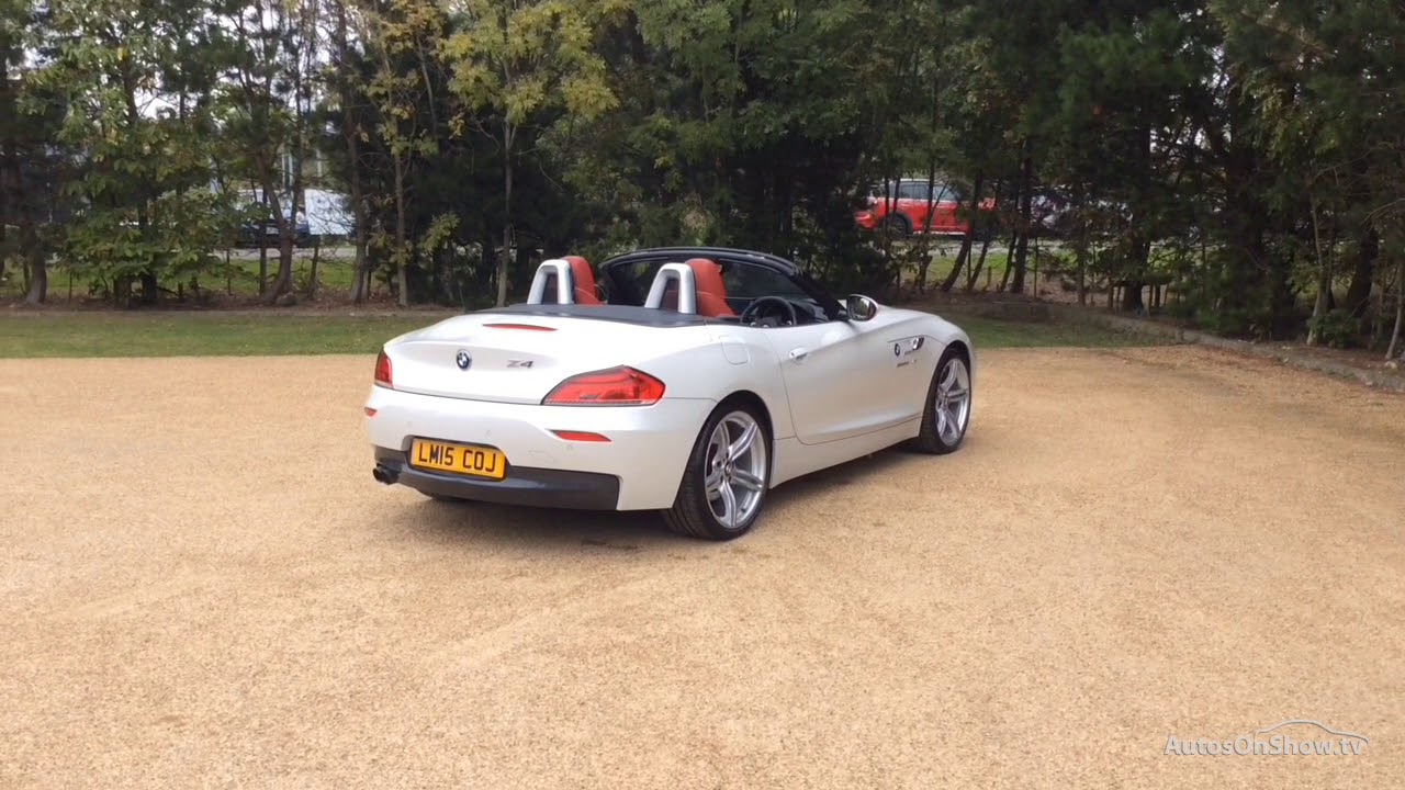 BMW Z SERIES Z4 SDRIVE20I M SPORT ROADSTER WHITE 2015 - YouTube