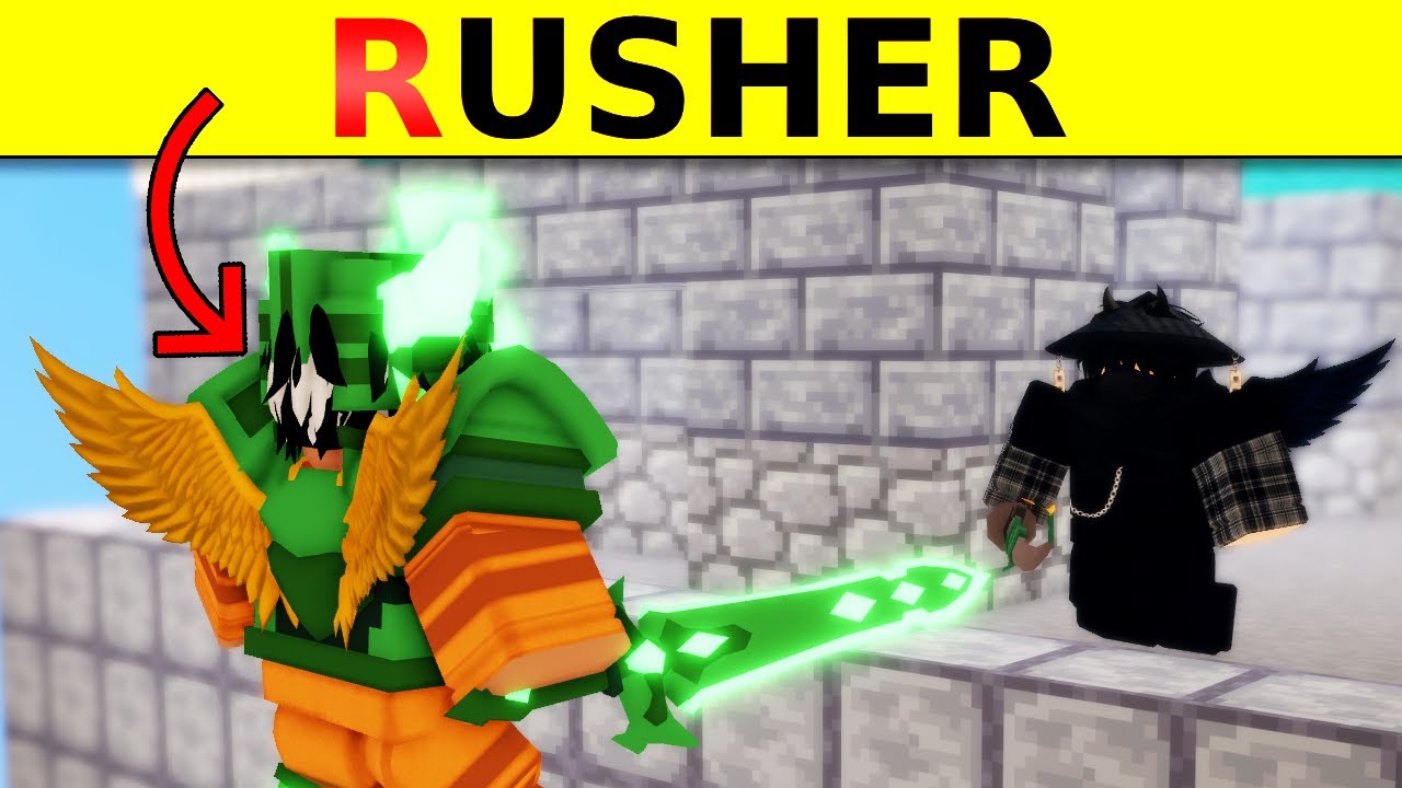 POV: You are a RUSHER in roblox bedwars..🏃⚔️💀 - YouTube