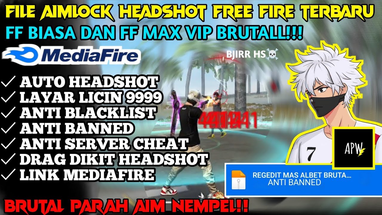 REGEDIT VIP AUTO HEADSHOT || ANTI BANNED || ANTI BLACKLIST || COCOK ...