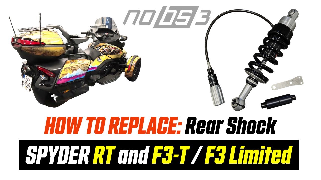 How to Replace Rear Shock on Can-Am Spyder RT or F3-T / Limited – Tips ...