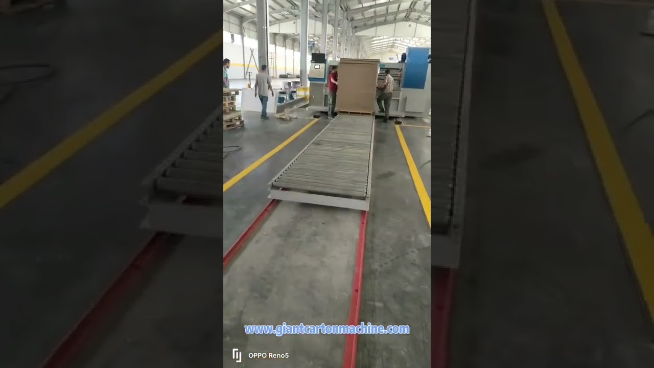 We never know how a box factory run the machine - YouTube