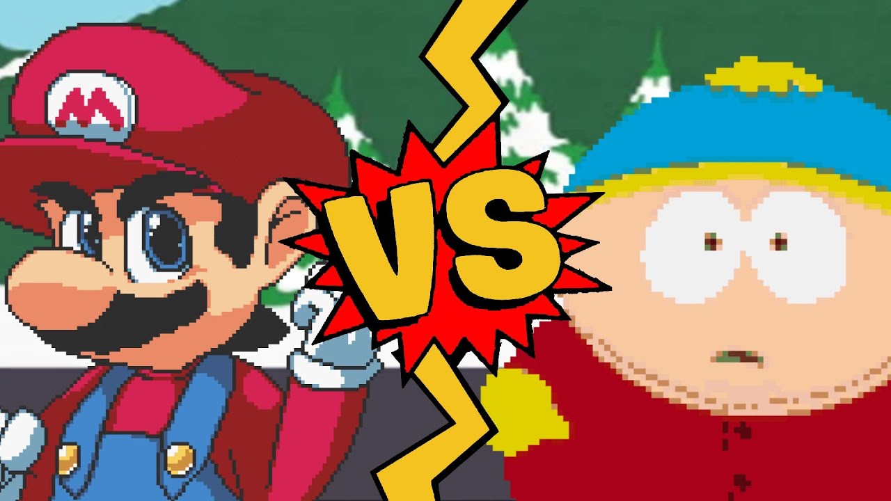 M.U.G.E.N Battles | Mario vs Eric Cartman | Super Mario vs South Park ...