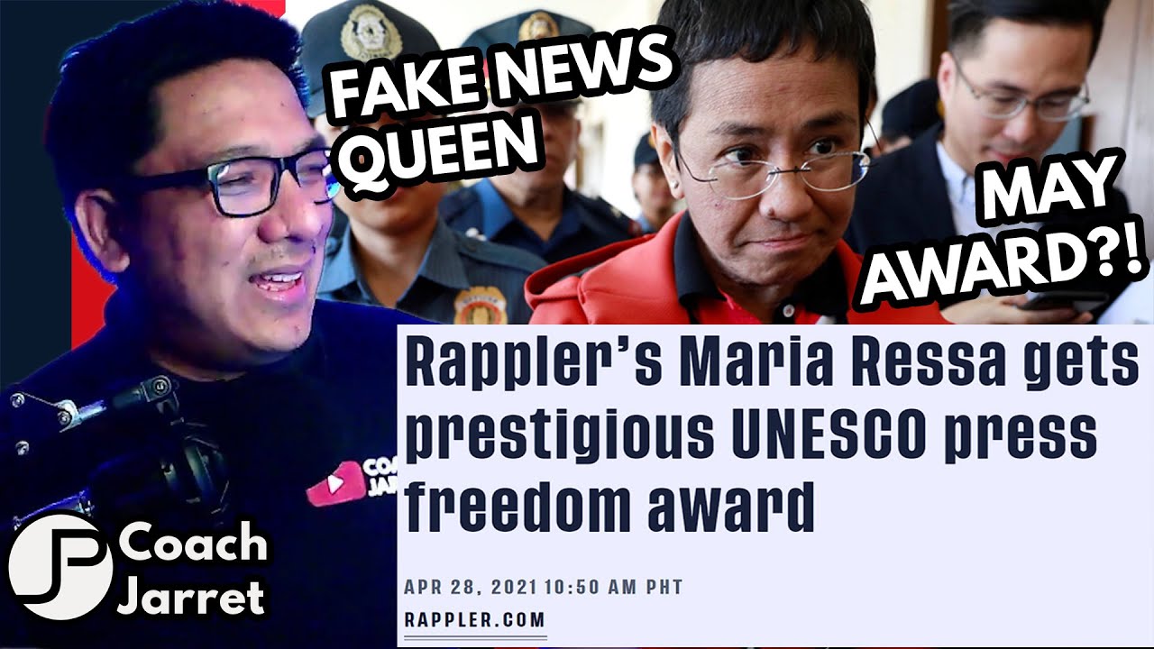 FAKE NEWS QUEEN MARIA RESSA MAY GINAWARAN NG AWARD? KALOKOHAN! - YouTube