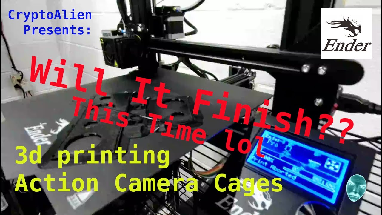 3d Printing Action Camera cages I designed In FreeCAD 2 #diy ...