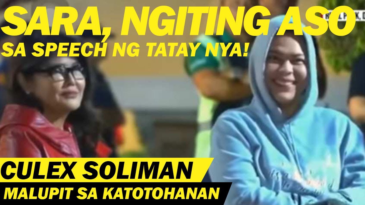 INDAY NGITING ASO SA SPEECH NG TATAY DIGONG NYA! #MarcosJrAdik # ...