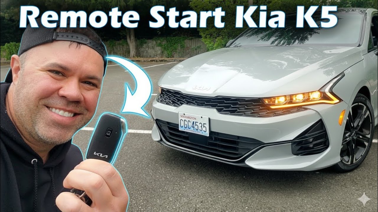 How to Use Remote Start on Kia k5 - YouTube