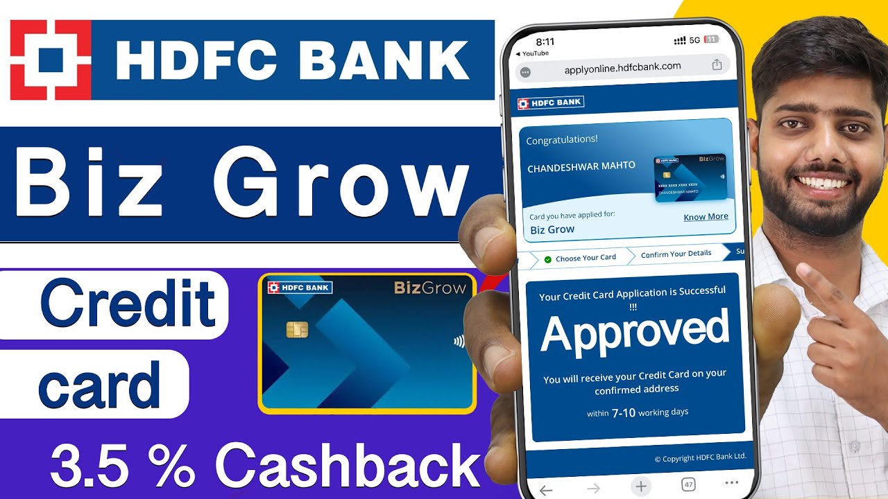 Hdfc biz grow credit card || Features, Benefits & Detailed Review | 3% ...
