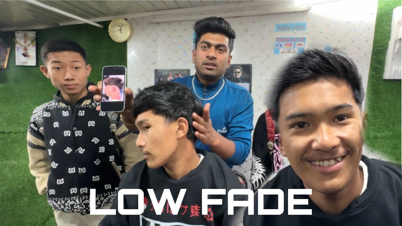 Low Fade haircut done with perfection @kundansaloondarjeeling ...