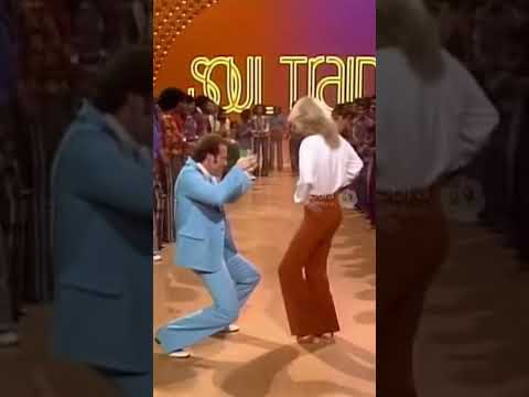 James caan dancing with Farrah fawcett on Soul Train