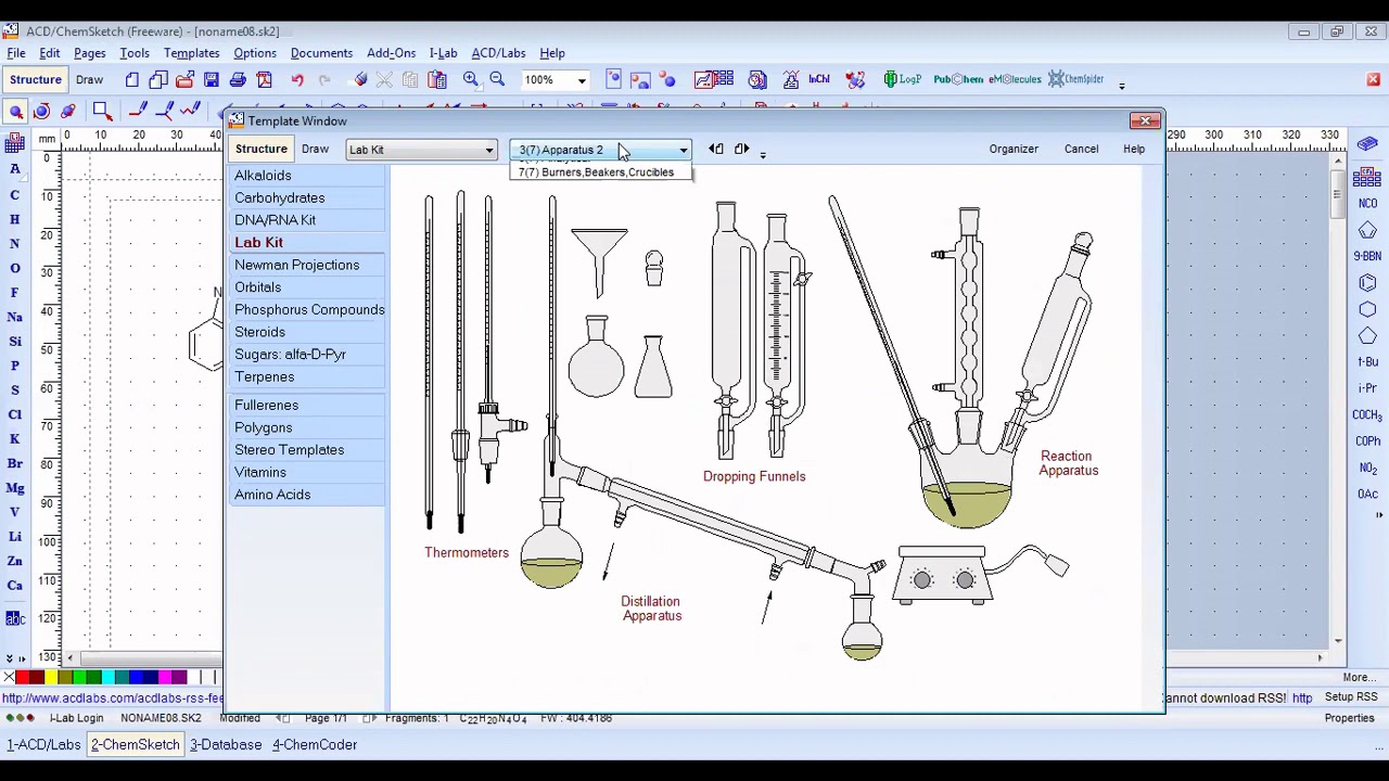 Introduction to Chemsketch Part 3 - YouTube