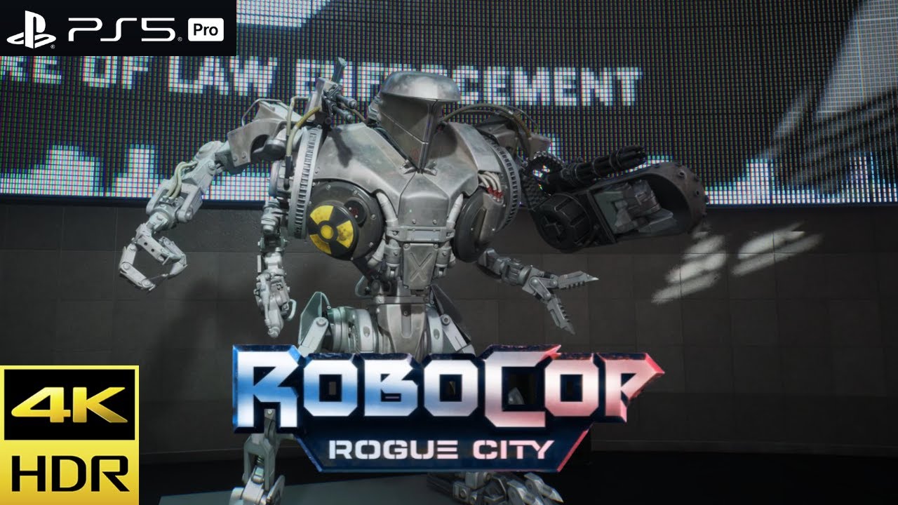 Robocop: Rogue City (PS5 PRO 4K 60 FPS) - YouTube