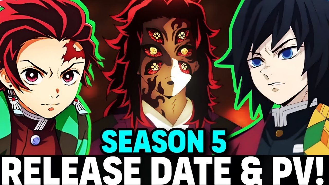 DEMON SLAYER SEASON 5 RELEASE DATE & TRAILER - [KNY Infinite Castle Arc ...