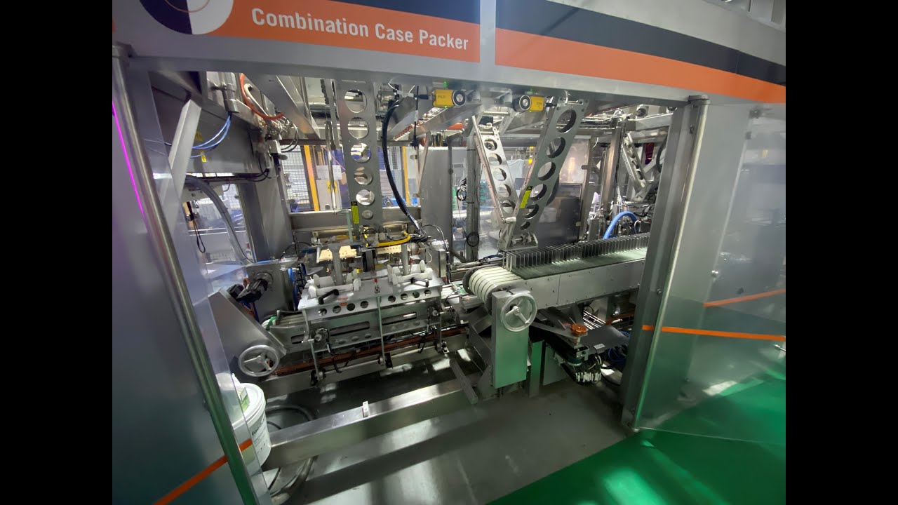 Cold Jet Dry Ice Blasting Packaging Equipment (Case Packer) - YouTube