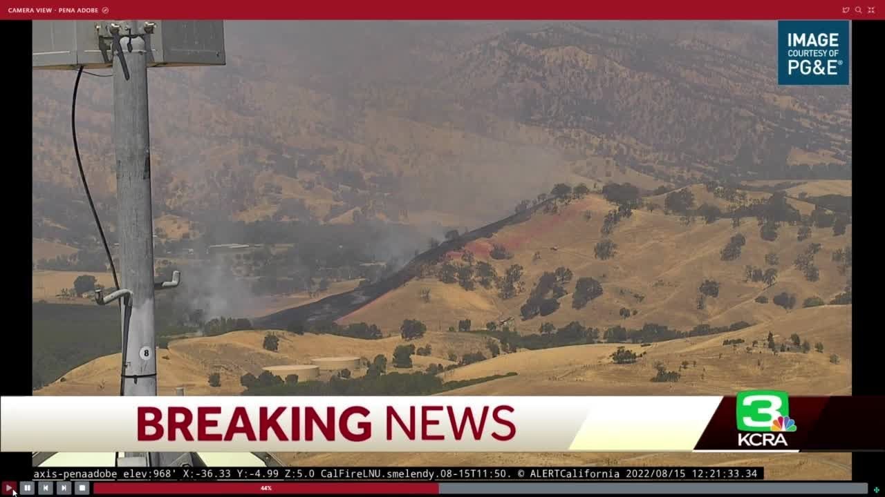 Pleasants Fire erupts in Solano County - YouTube