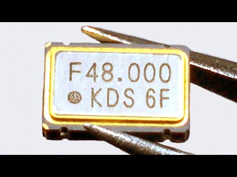 SMT Crystal Oscillator Teardown - YouTube