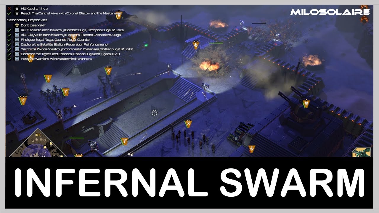 The Infernal Swarm | Steam Workshop Map | Starship Troopers: Terran Command - YouTube