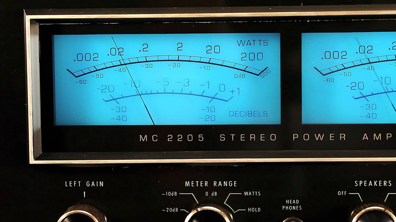 Mcintosh MC 2205 - YouTube