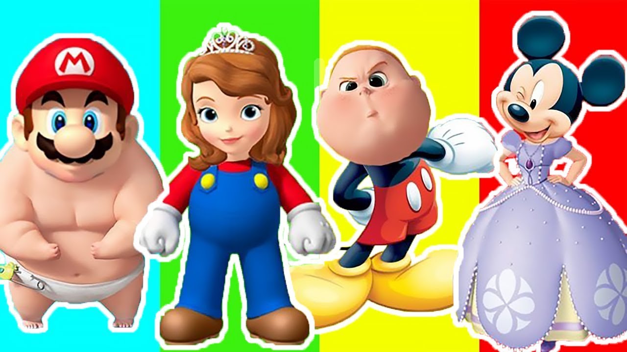 Wrong Heads with Disney, Powerpuff Girls, Super Mario, Minions, Teen ...