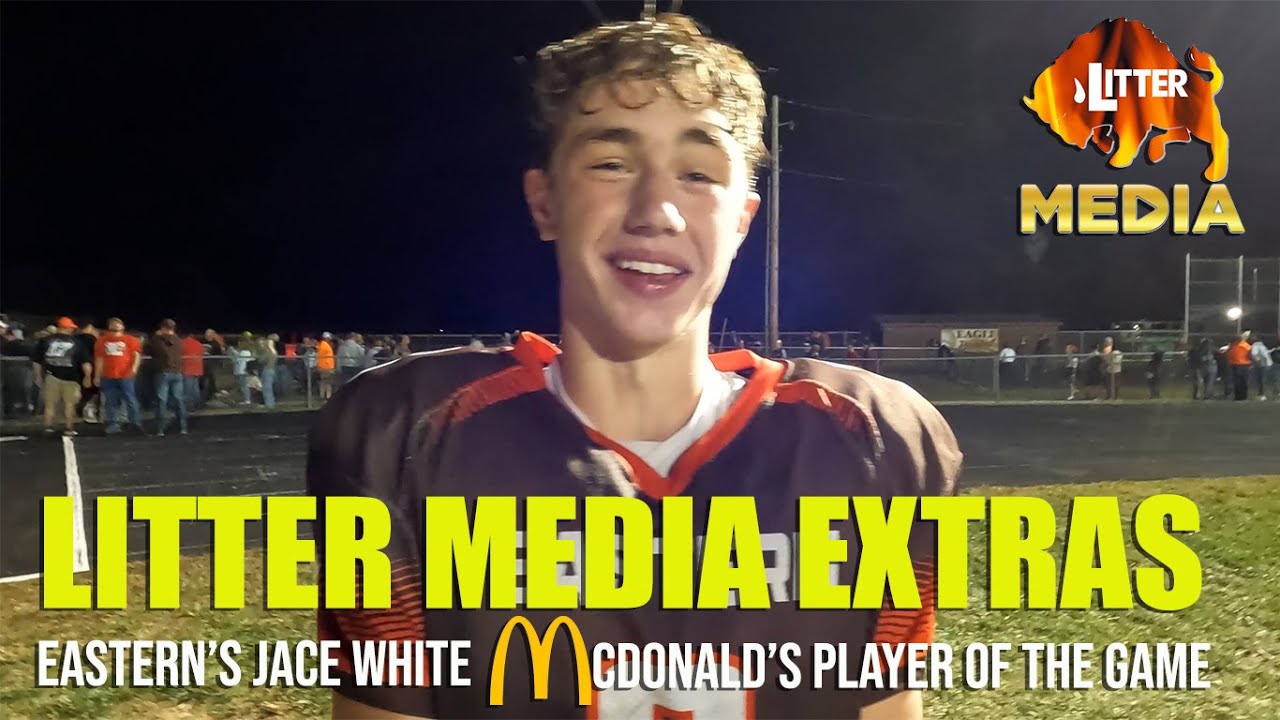 Litter Media Extras-McDonald's Player of the Game: Eastern's Jace White ...