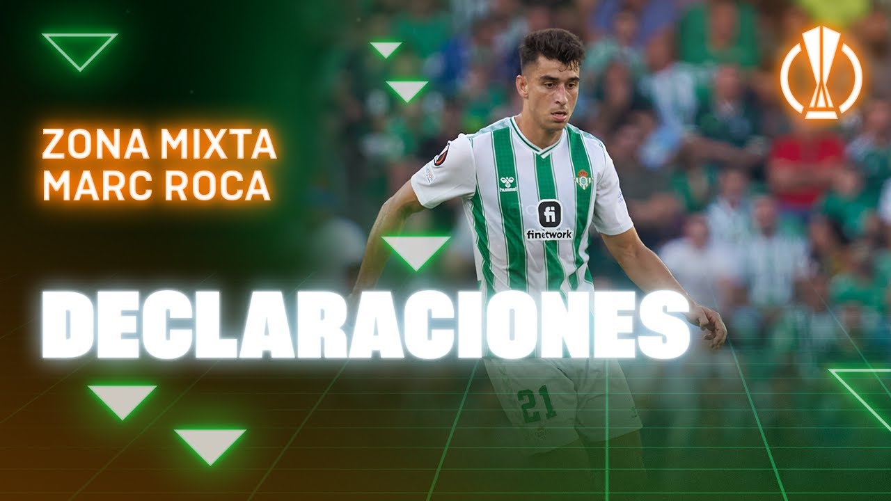 Marc Roca: “Necesitábamos la victoria como fuera” 💪💚 - YouTube