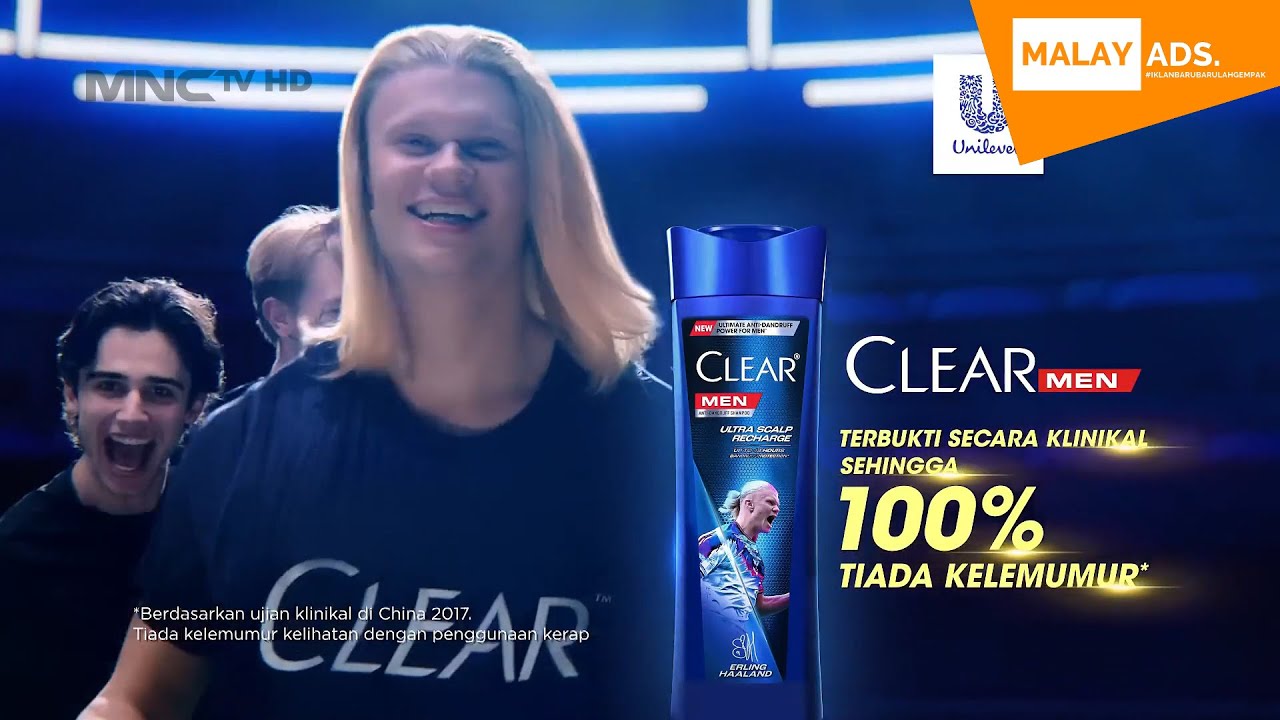 BAHARU! Clear Men Ultra Sclap Recharge ft. Erling Haaland (2025) TVC ...