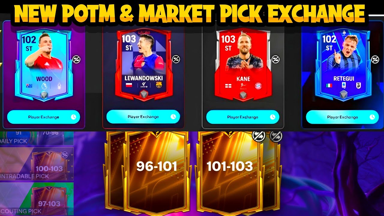 NEW POTM EXCHANGES & NEW MARKET PICK PACKS || NEW TOTW & POTM PLAYERS ...