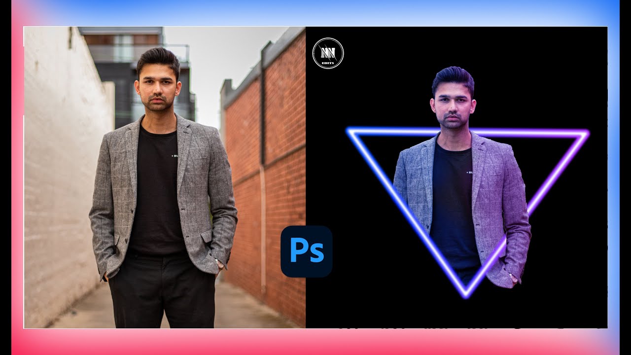 Neon Glow Effect | Light Effect | Photoshop Editing Tutorial - YouTube