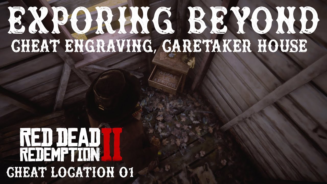 RDR2 | Caretaker House, Secret Cheat Code Location 01 - YouTube