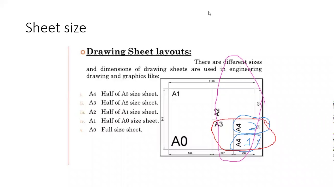 Engineering Drawing, Lecture 3, part 1 - YouTube