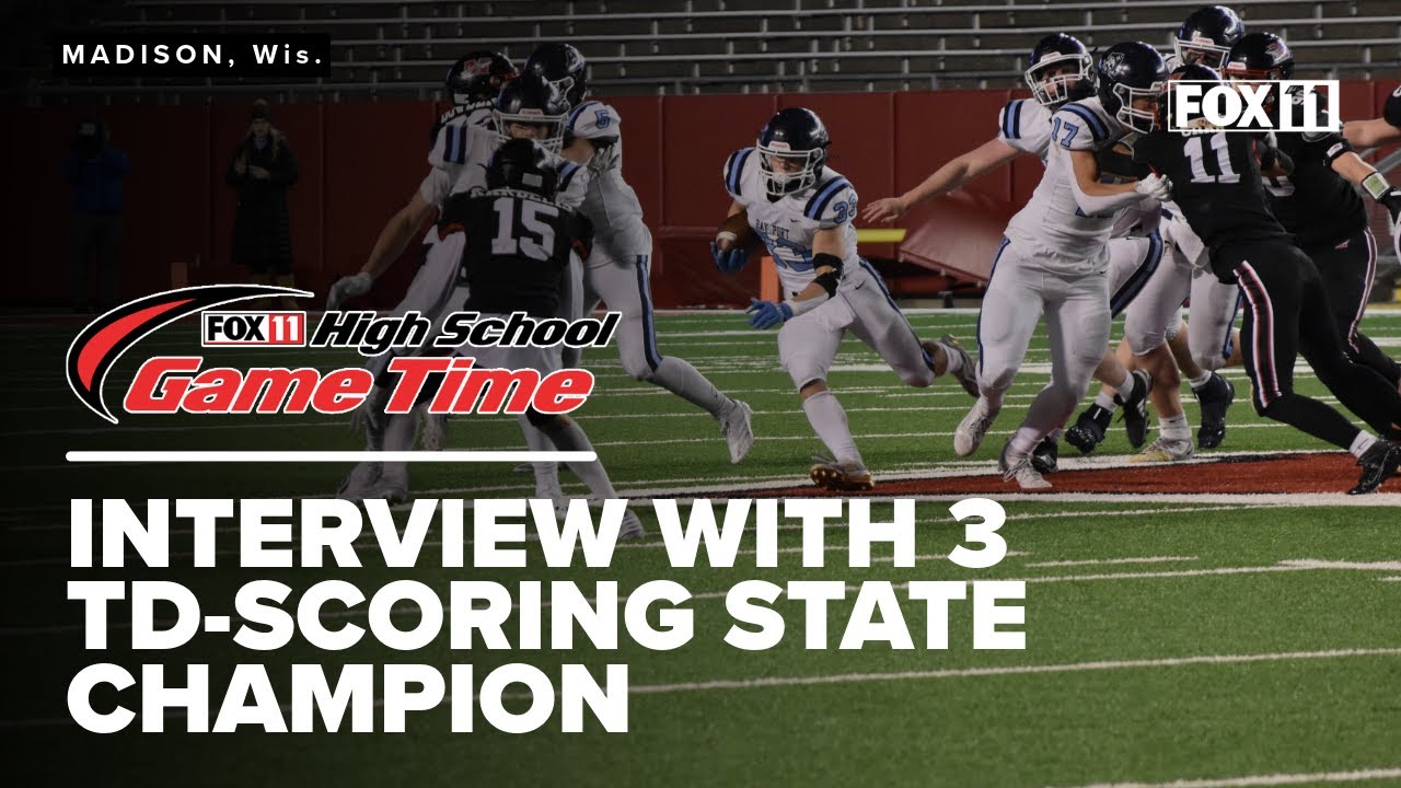 Interview: Bay Port High School's Brady Moon, scored three touchdowns ...