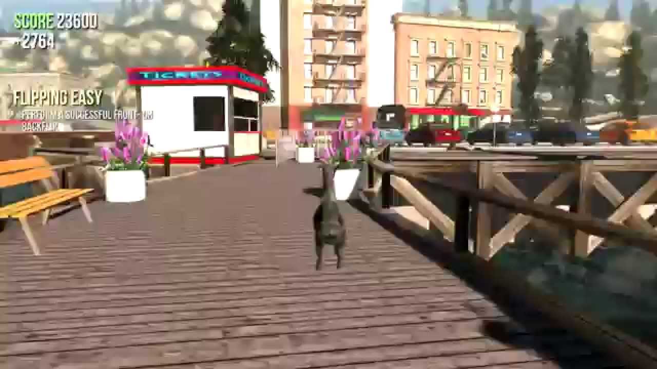 Let's Play: Goat Simulator - Goat City Bay (V1.1) - YouTube