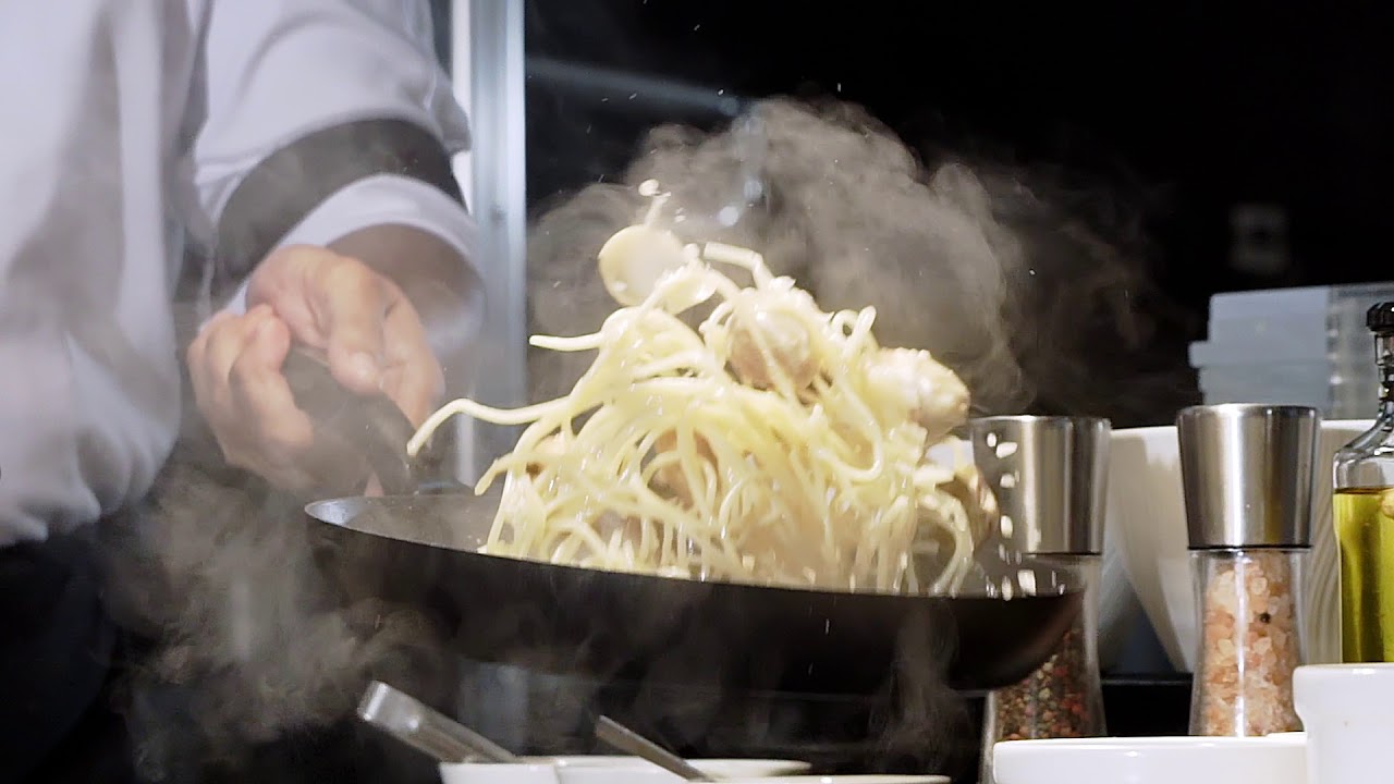 Cucina Live Action Station - Pasta Station - YouTube